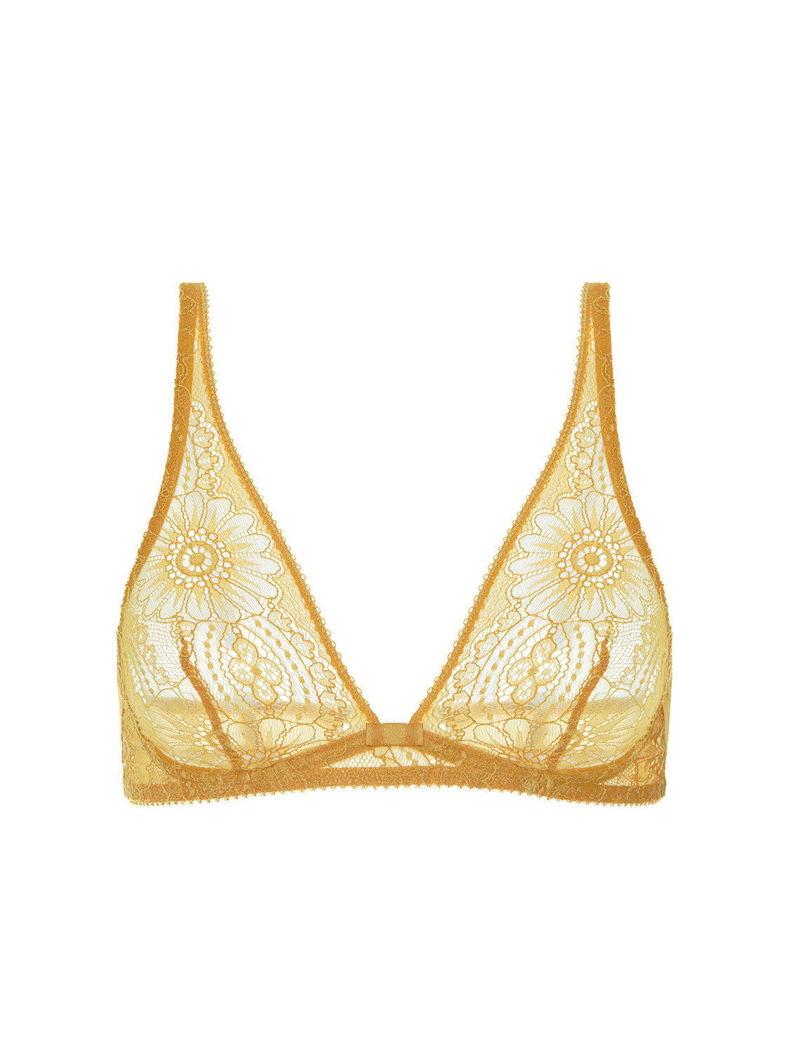 Soutien-gorge triangle - Golden Yellow - Emblème - Simone Pérèle – Simone Pérèle Belgique